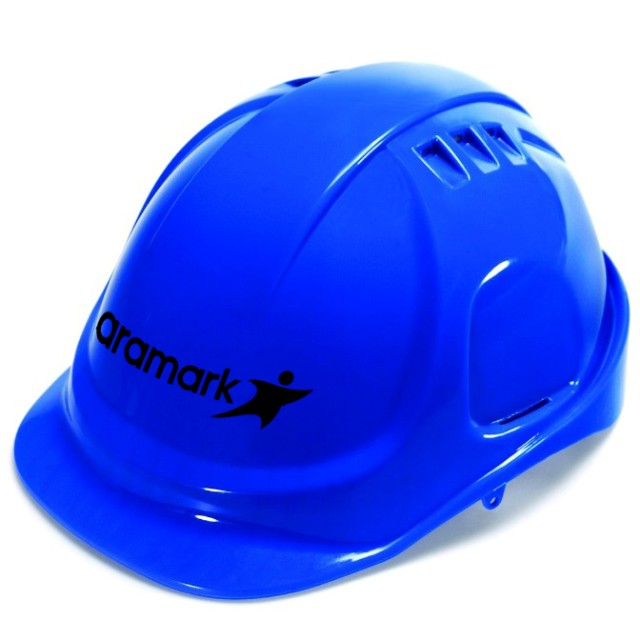 ARAMARK Vented Hard Hat - Blue: DRJ Safety, Inc.
